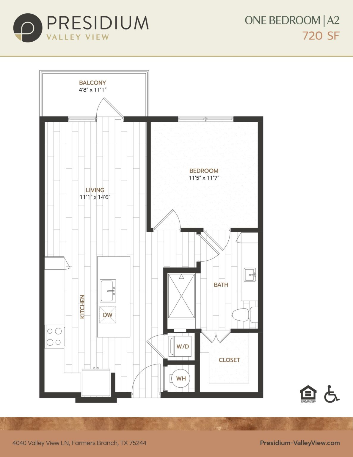 Floor Plans | Presidium Valley View Farmers Branch